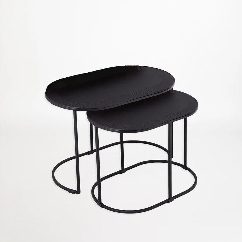 NOIR NESTING TABLES SET 2 – Casual and Country